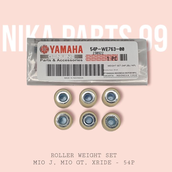 Roller Weight Set 54P-WE763-00 Yamaha Mio J Mio GT Xride 115 FI | Lazada Indonesia
