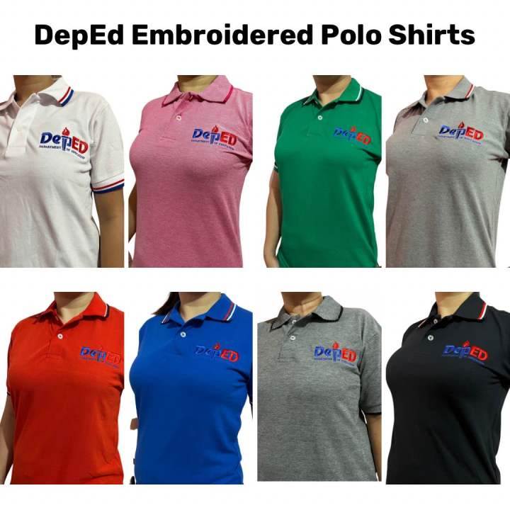 DEPED Poloshirt with Front Embroidery | Lazada PH