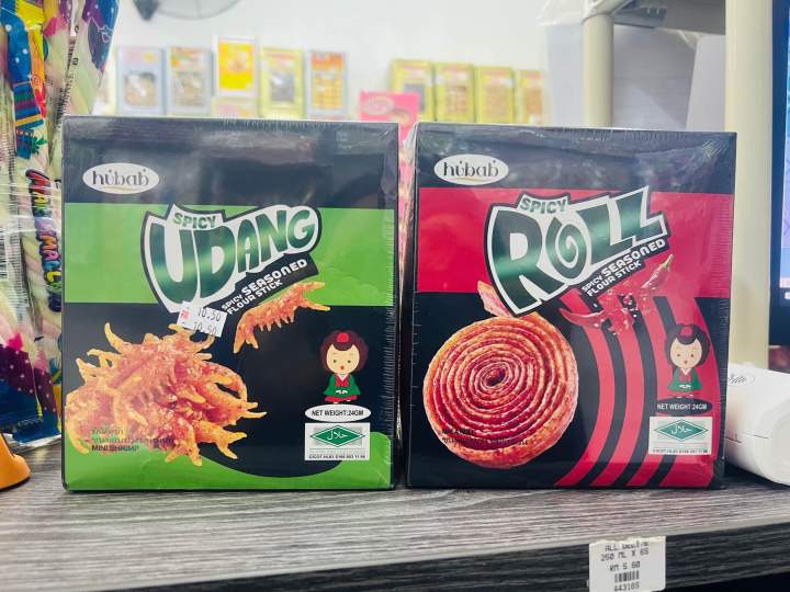 12S THAILAND SNACK HUBAB SPICY ROLL MINI SHRIMP / SPICY UDANG HALAL ...