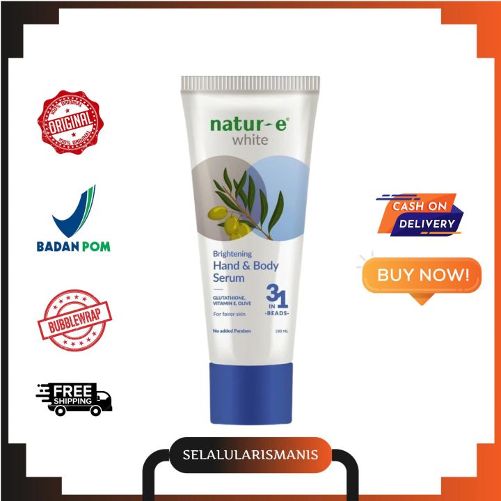 Natur-E White Brightening Hand Body Serum 180ml | Lazada Indonesia
