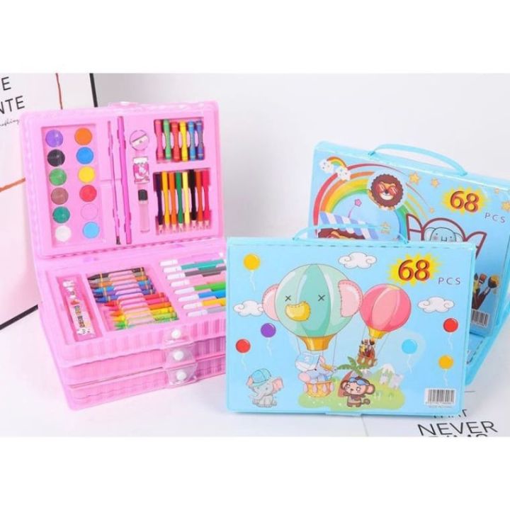 MM - crayon art set 68 warna - Crayon Mewarnai 68pcs in 1 Pensil Krayon ...