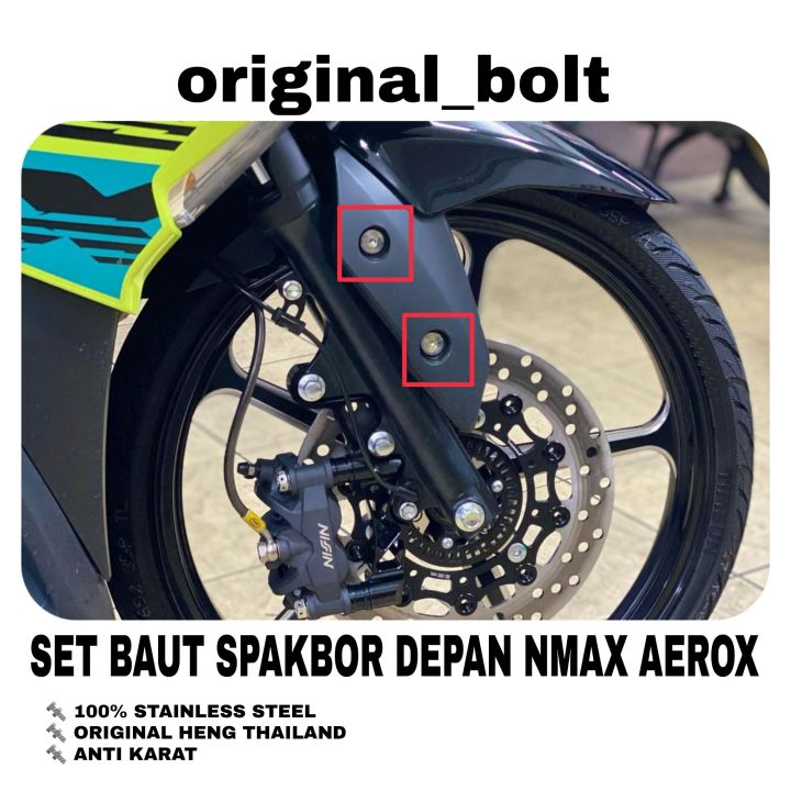 Baut Probolt Spakbor Depan Nmax Aerox Lexy Xmax Stainless Heng King Nut ...