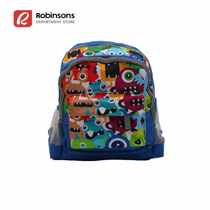 Playground Backpack 10" Monster Heads Blue | Lazada PH