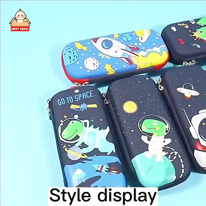 Cartoon 3D Pencil Box Waterproof Pencil Case Kotak Pensil Cartoon ...