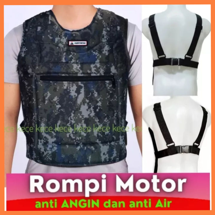 Rompi Motor Pelindung Dada Body Protector Waterproof dan Wndproof ...