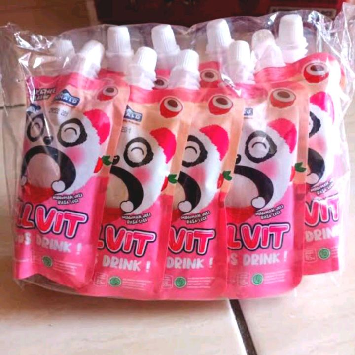 Jellvit Donald Inaco Jelly Drink 1 Pak Minuman Jelly Nata De Coco ...