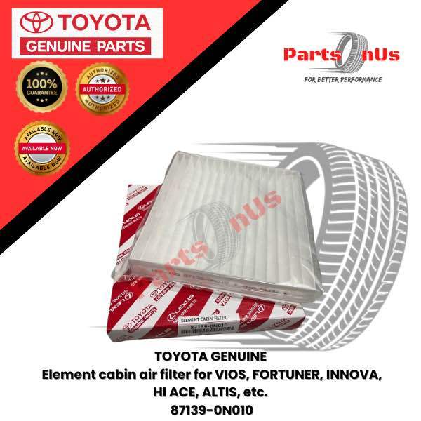 Toyota Genuine element cabin air filter / VIOS, FORTUNER, INNOVA, HI ...