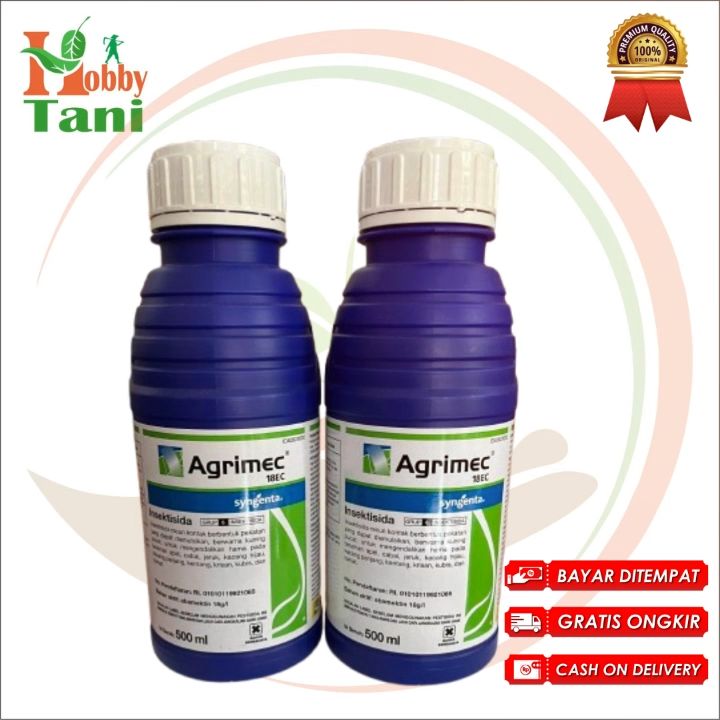 AGRIMEC 18EC 500ML - Insektisida Untuk hama Ulat dan kutu | Lazada ...