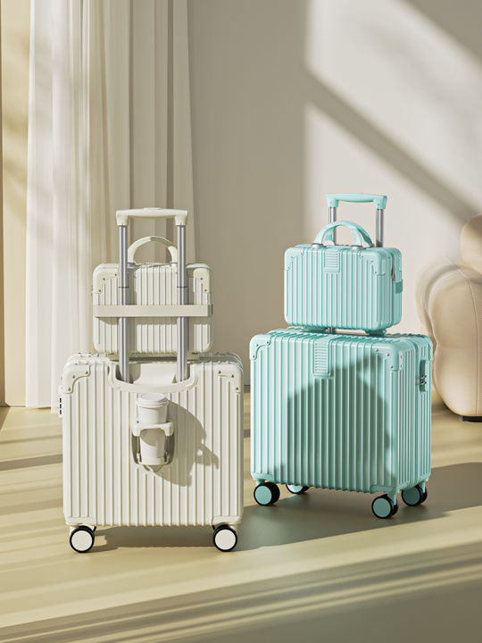 Small Luggage Bag Lightweight Carry-On Wheel Universal Small Pull Rod ...
