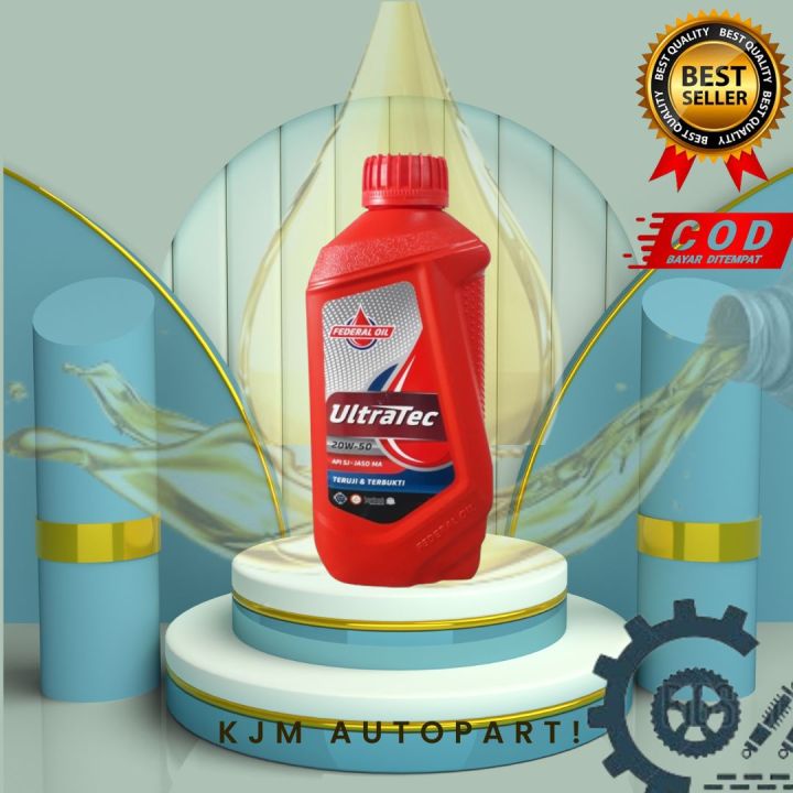 FEDERAL OIL ULTRATEC 20W 50 1L MOTOR NON MATIC 4T | Lazada Indonesia