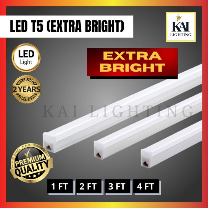 [High Quality] LED T5 LED Complete SET With CONNECTOR & CLIP Daylight ...