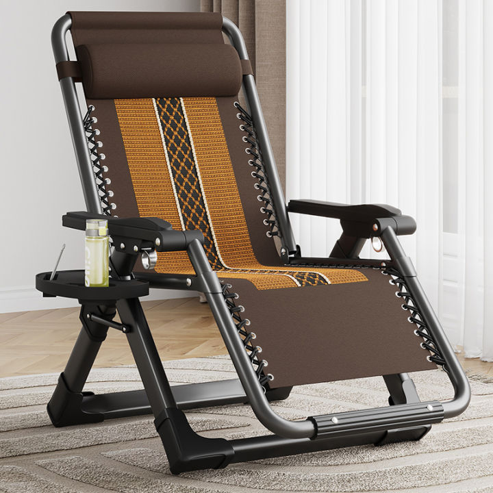 Foldable Recliner Chair Modern Chinese Style Steel Material Comfortable ...