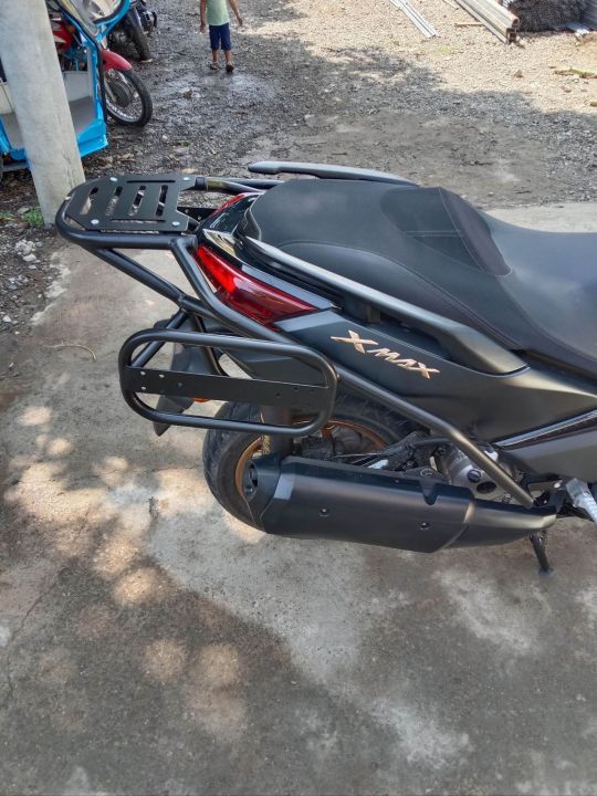 YAMAHA XMAX 300cc V2 HEAVY-DUTY TOP BOX BRACKET WITH SIDE PANNIER ...