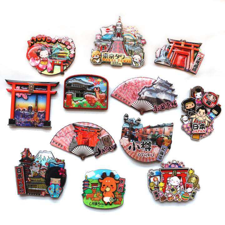 Export to Japan Travel Commemorative Refrigerator Magnetic Paste ...