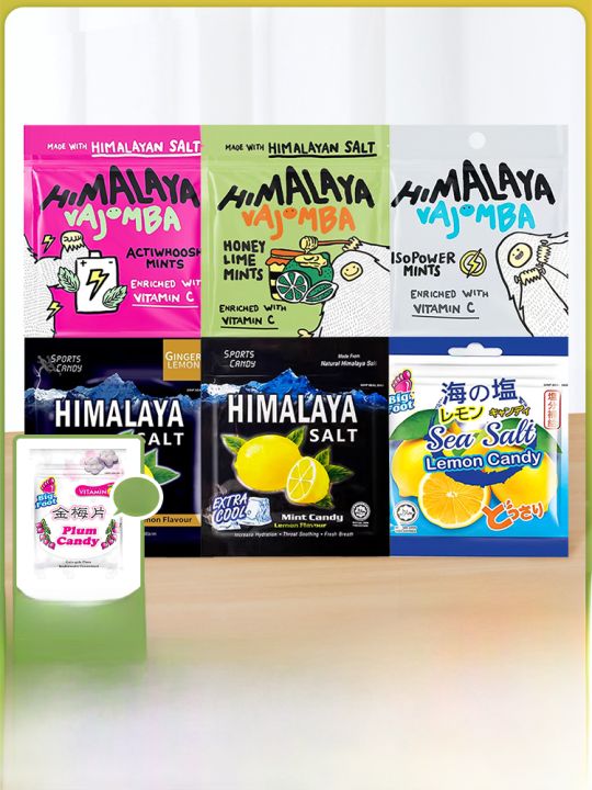 Imported from Malaysia Bifu Large Sea Salted Lemongrass Mint Candy 15g ...