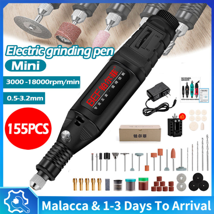 18000rpm Electric Grinder Adjustable Speeds Mini Drill Rotary Tools 12V ...