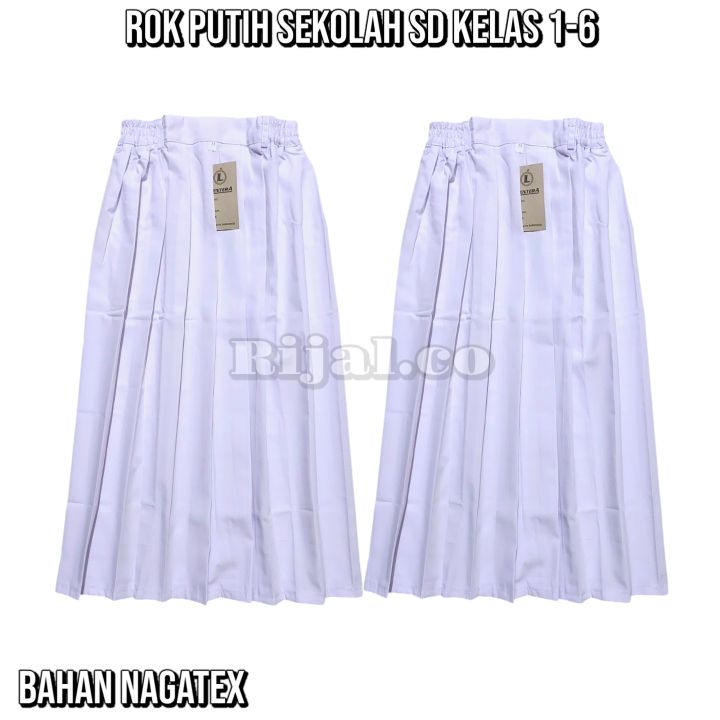 rok putih panjang sekolah SD | Lazada Indonesia