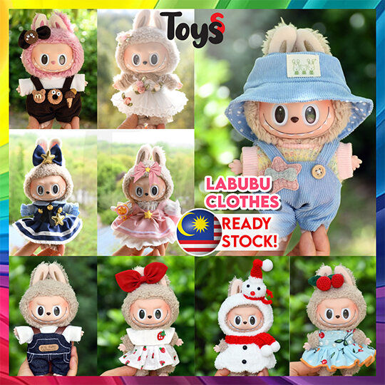 ⚡Toyss Labubu Clothes V2 Baju Labubu Patung Have A Seat Labubu Clothes ...