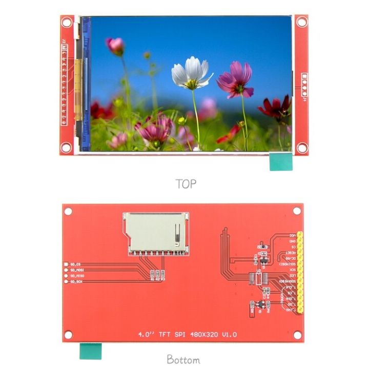 โมดูลหน้าจอแสดงผล 4นิ้ว 480x320 TFT LCD สำหรับ ESP32/Arduino UNO/MEGA 2560/STM32 จอแสดงผล ...