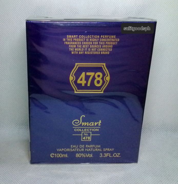 SMART COLLECTION PERFUME NO. 478 FOR MEN 100 ML EDP | Lazada PH