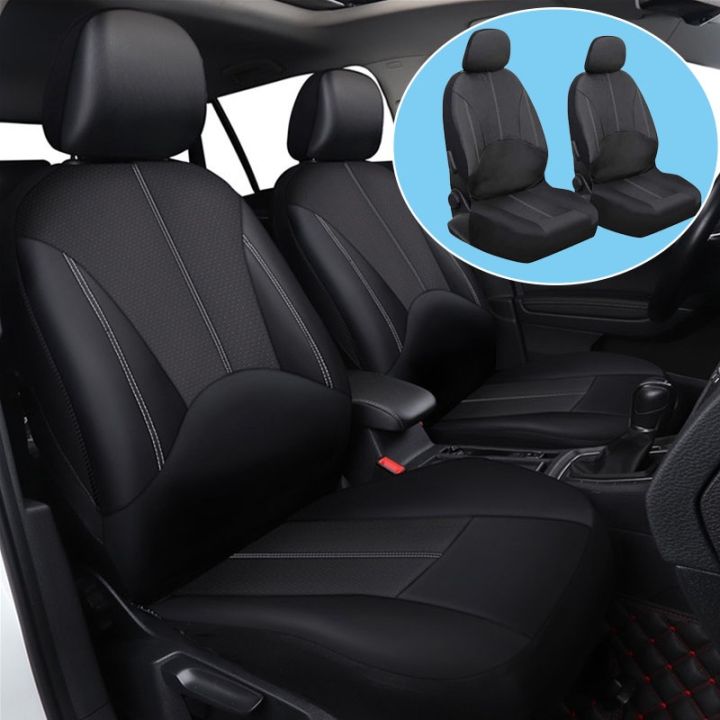 2/4/5/9Pcs Full Set of PU Leather Car Seat Covers Protector Front Back ...