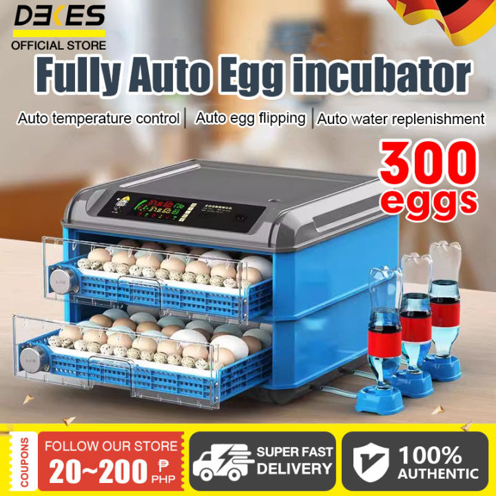 DEKES egg incubator fully automatic 300 Egg incubator All-in-one hatching and brooding machine ...