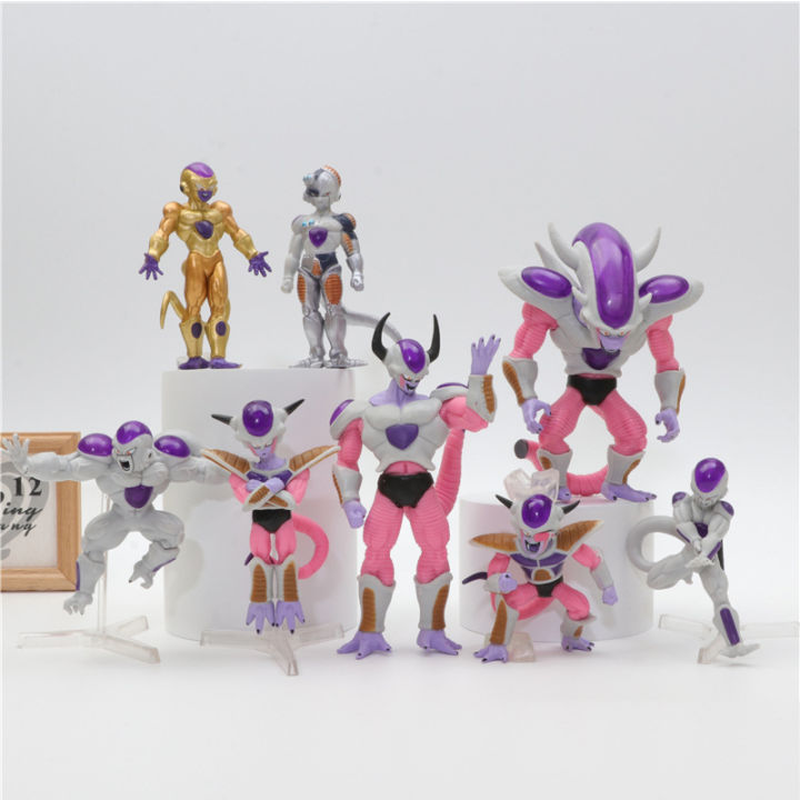 8pcs/Set Dragon Ball Z Frieza Figure Freezer Third Form Figurine PVC ...