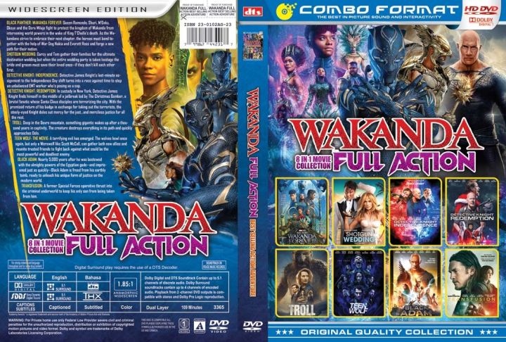 KASET DVD FILM COLLECTION 2023: WAKANDA FULL ACTION 8IN1 | Lazada Indonesia