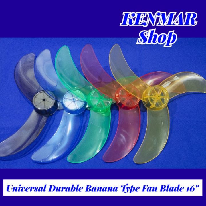 Durable Universal Banana Type Transparent Fan Blade 16 inches | Lazada PH