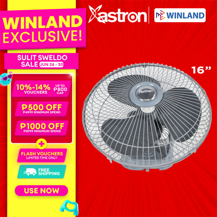 Astron by Winland Saturn Industrial 16"(406mm) Orbit Fan | Electric Fan ...