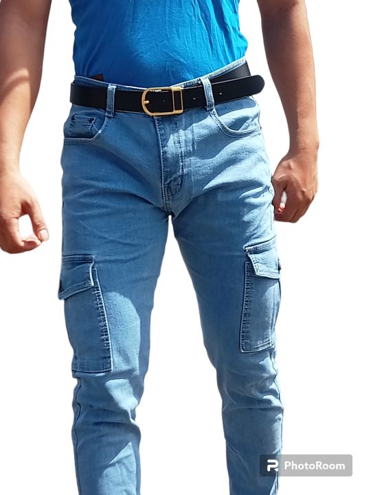 Maong slim fit stretcheable pants with six pockets | Lazada PH