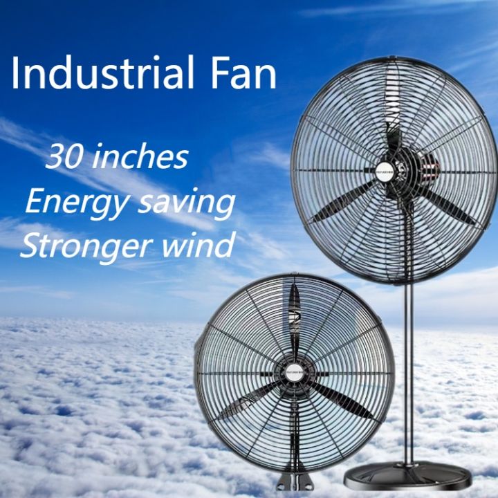 Stand Fan Industrial Electric Fan Heavy Duty Big 30 Inch Three Speed ...