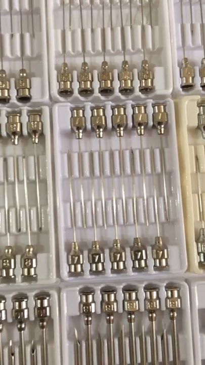 LBI - 1 Dozen Stainless Steel Needle for Syringe for Animals Pig Goat ...
