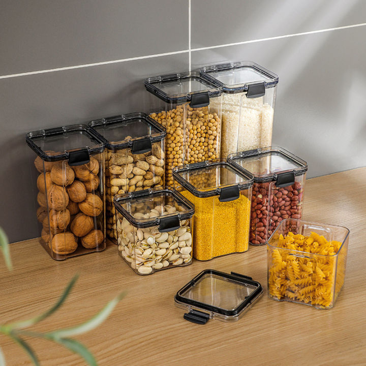 Multi-purpose Storage Box Multi-size Food Sealing Cans snacks Dried ...