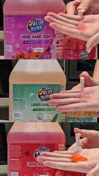 Value Sure Liquid Hand Soap 1 Gallon | Moisturizing & Gentle Clean ...
