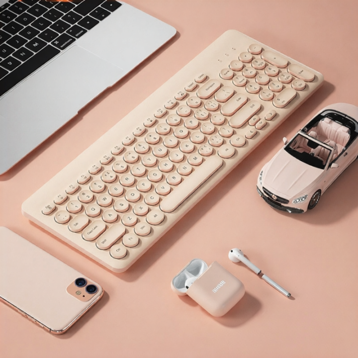 COEP | Silent Wireless Keyboard and Mouse Set for Women with Volcano ...