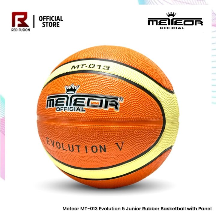 Meteor MT-013 Evolution 5 Junior Rubber Basketball with Panel | Lazada PH