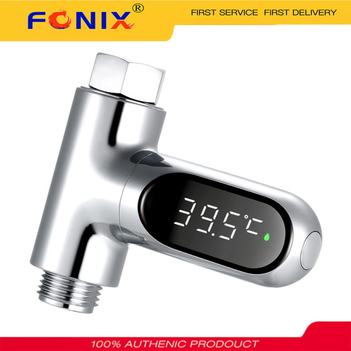FONIX Shower Temperature, Led Digital Display, 5~85℃ Water Temperature ...