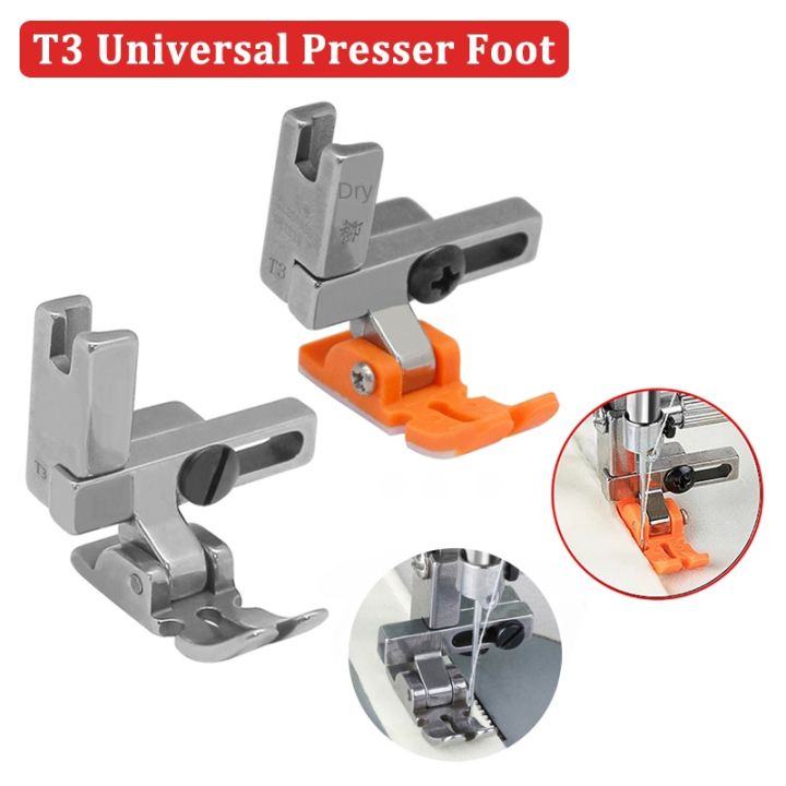T3 Adjustable Universal Foot Cording/Regular/Zipper Presser Foot For 1 ...