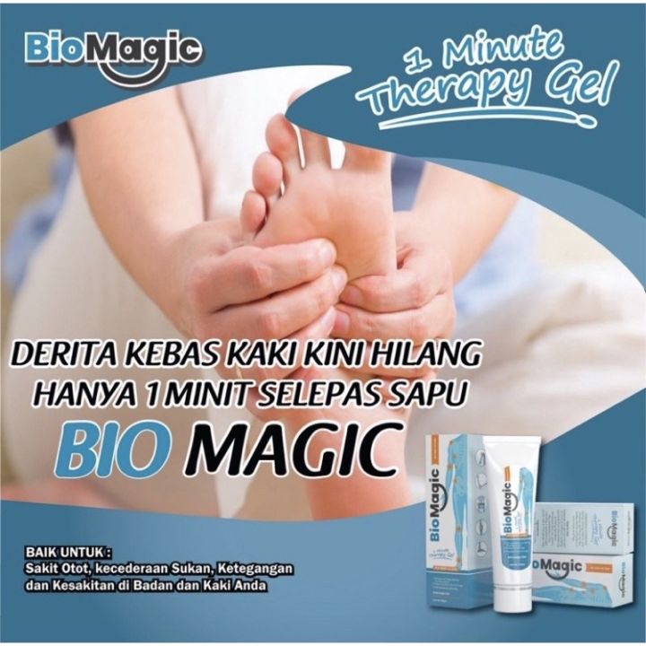 BIO MAGIC GEL KEBAS KAKI DAN TANGAN 100% ( ORIGINAL HQ ) | Lazada