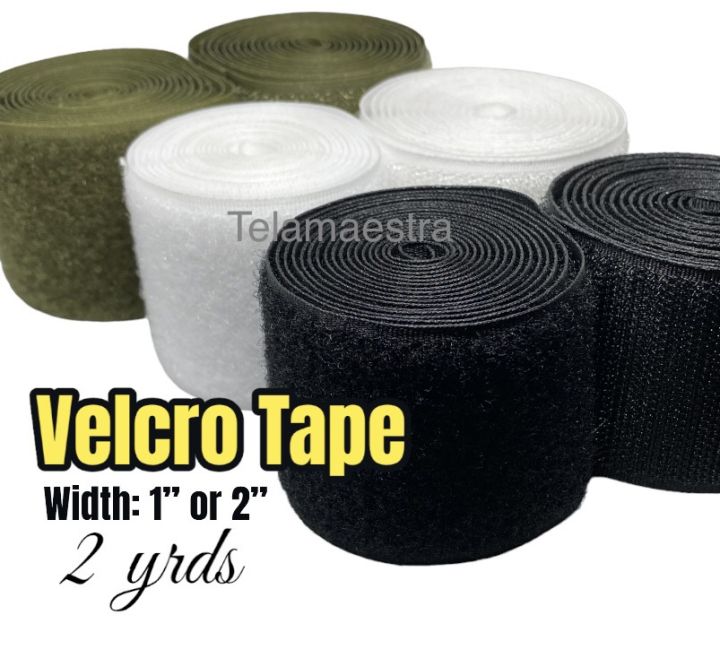 Belcro Magic Bond Tape Hoop & Loop 2yards length (NO ADHESIVE AT THE ...