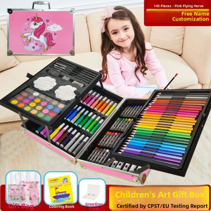 Complete Set Children's Painting Tools Art Supplies Watercolor Pen ...