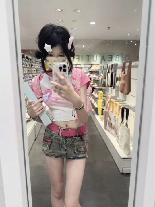 American Y2g Millennium Sexy Hip Lifting Denim Super Short Shorts ...