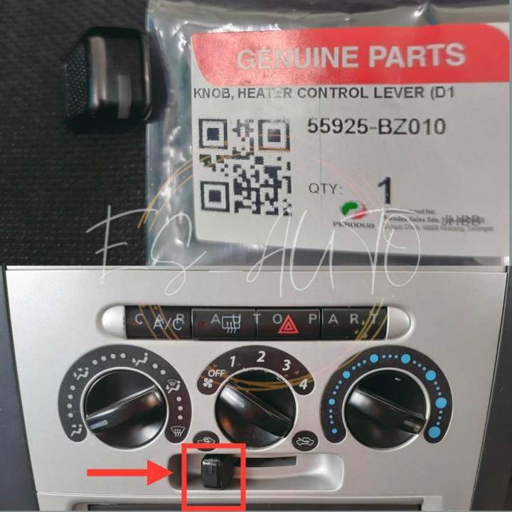 Original Perodua Viva All Model Air Cond Knob Cap / Air Conditioning ...