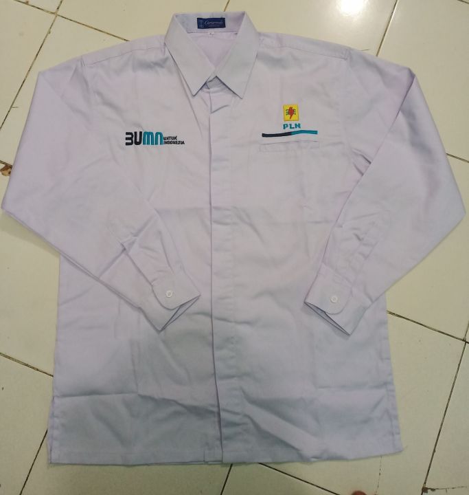 KEMEJA PLN SERAGAM PDH PLN LISTRIK PINTAR #PLN KANTONG SATU KANCING ...