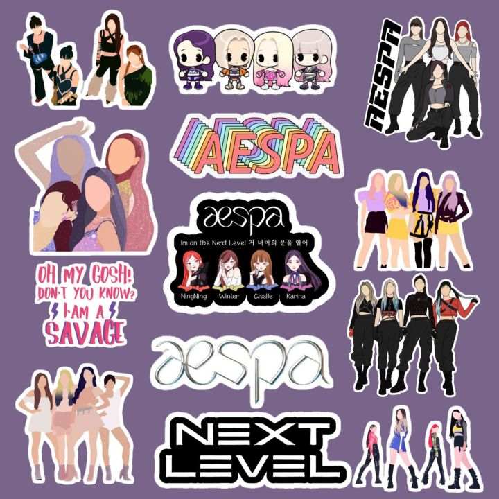 AESPA Laminated VINYL STICKERS waterproof and Scratchproof | Ara's ...