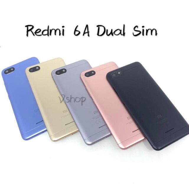 Casing / Housing / Body Belakang / BackDoor XIAOMI Redmi 6A 2 SIM ...