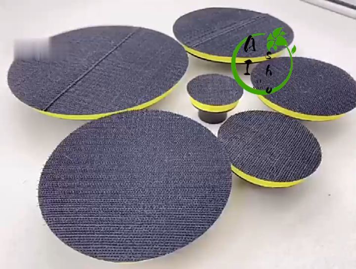 【Fast Delivery】4Inch/5Inch Yellow Self-adhesive Polishing Sanding Disc ...