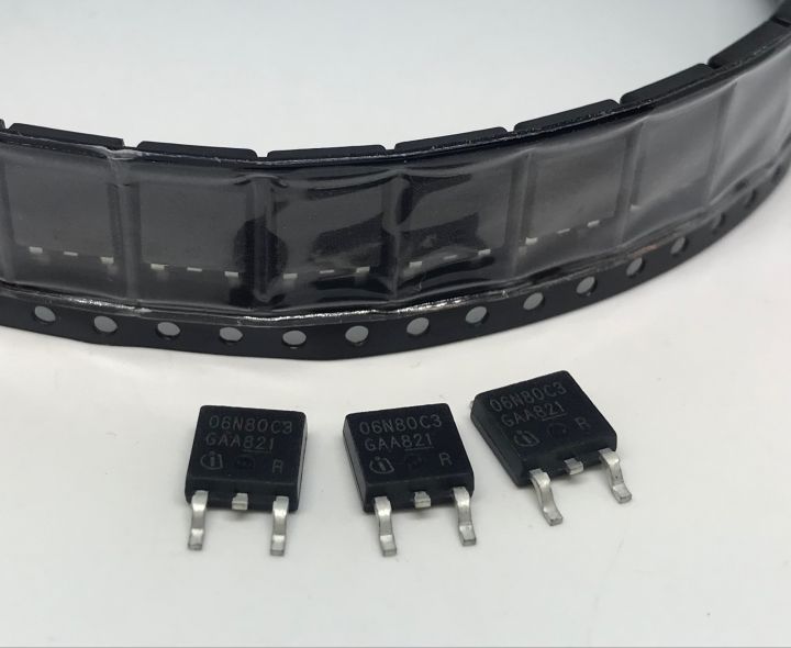 06N80C3 (SPD06N80C3) TO:252 N-FET 6A 800V แพ็ค5ตัว | Lazada.co.th