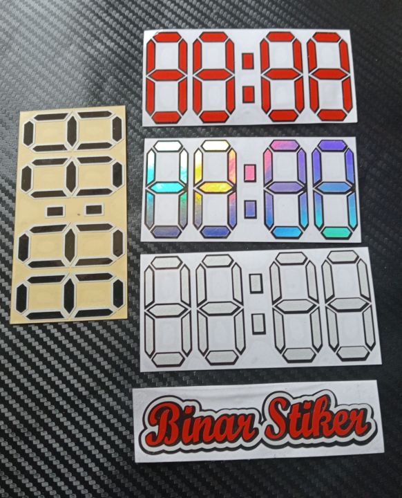 STICKER CUTTING ANGKA DIGITAL | Lazada Indonesia